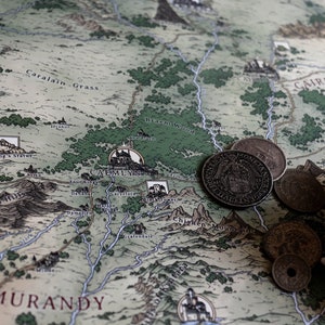 Wheel of Time Map Poster: Robert Jordan Fantasy World Art - Etsy