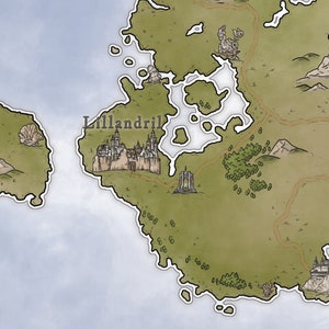 SUMMERSET ISLES Original Map From the Elder Scrolls Games. ESO | Etsy