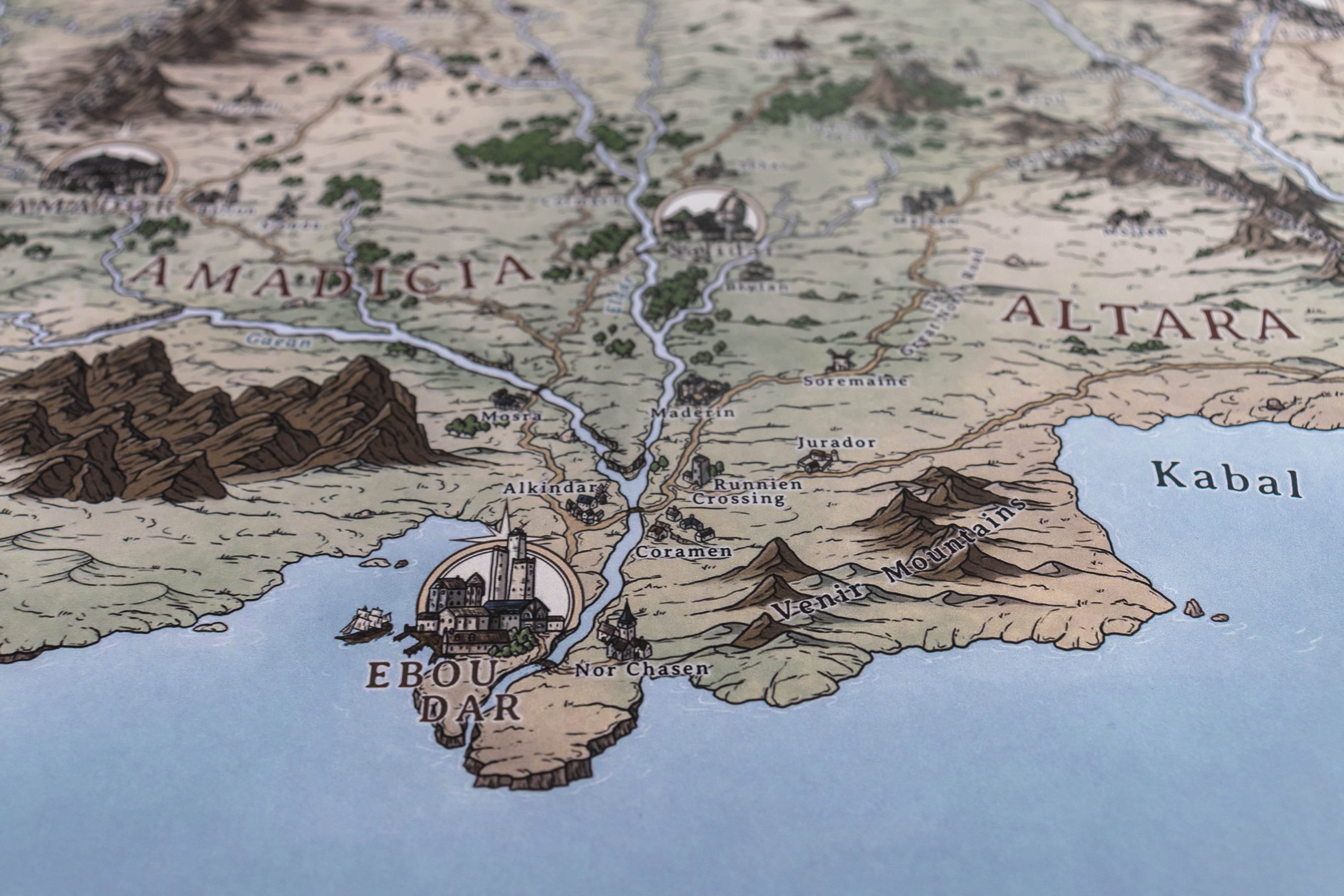 Stunningly Detailed wheel of Time Map From Robert - Etsy Canada