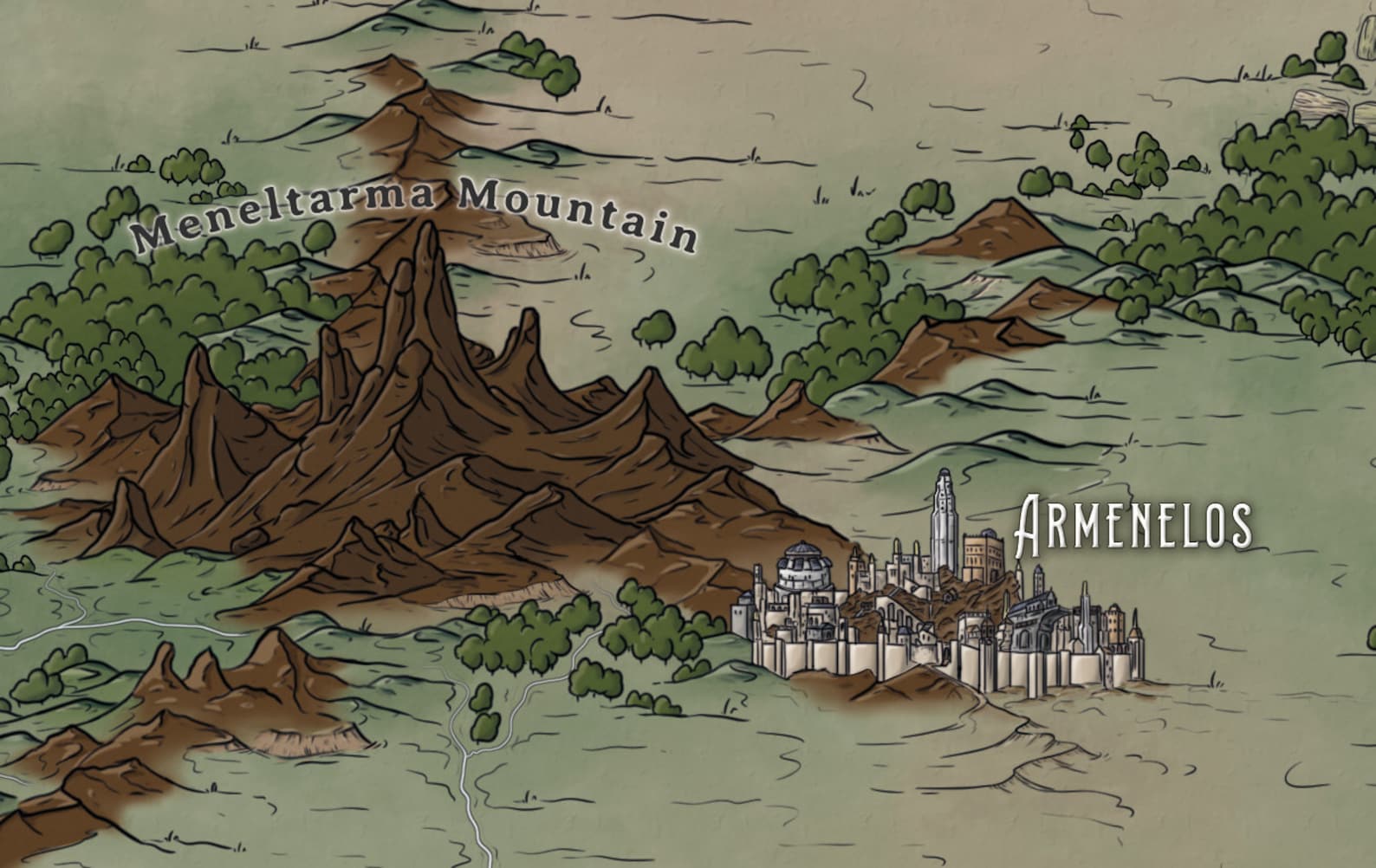 NÚMENOR Map From Tolkien's Works. Middle Earth. the Rings - Etsy