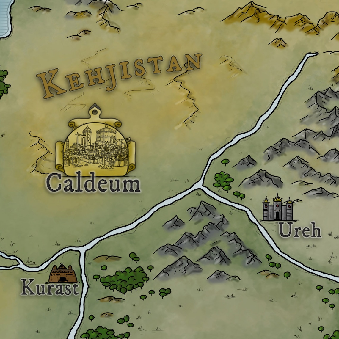 DIABLO 3 Map of SANCTUARY From Blizzard's Classic - Etsy