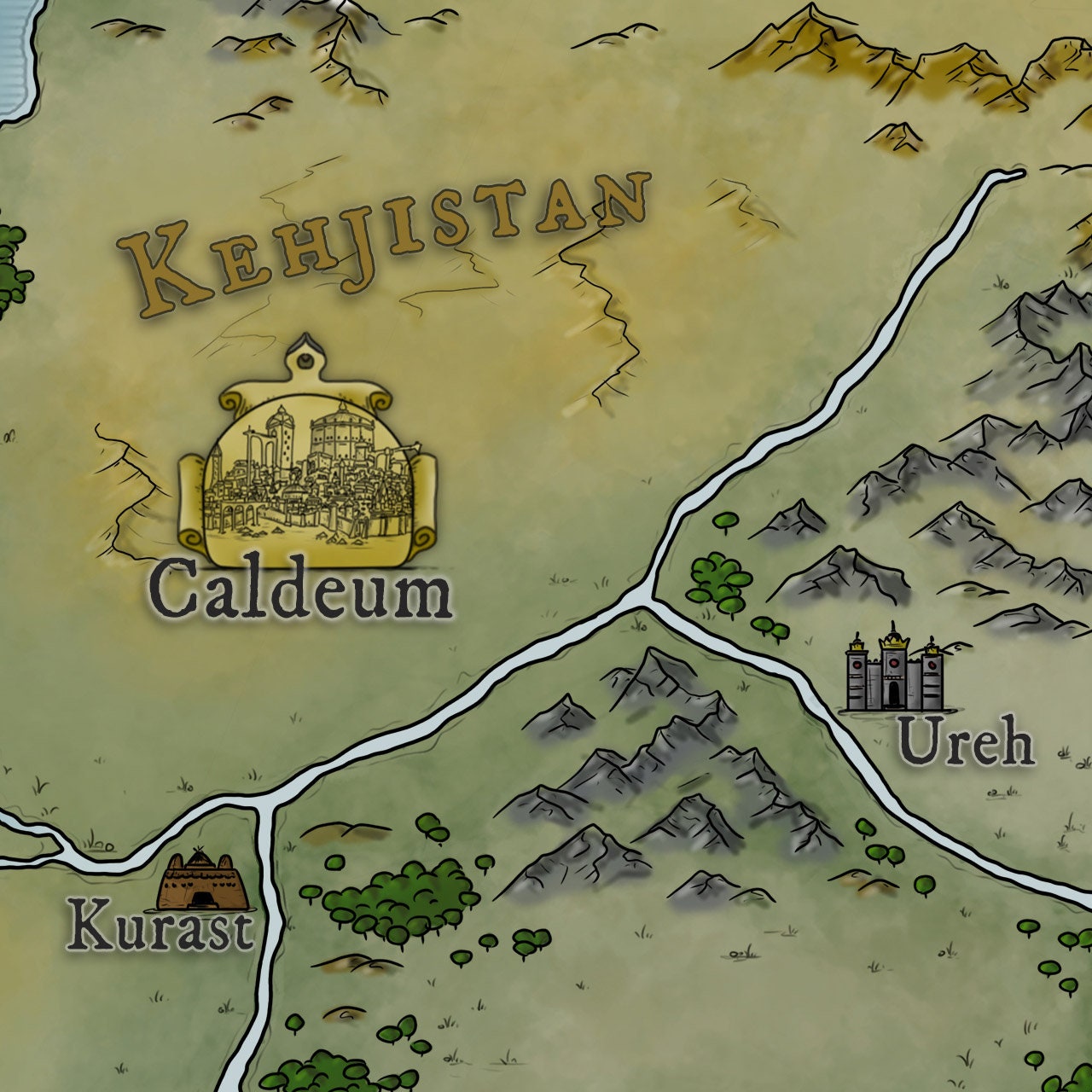 DIABLO 3, Map of SANCTUARY From Blizzard's Classic Isometric RPG Game ...