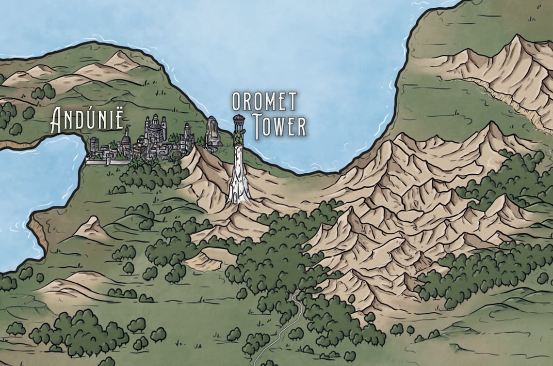 NÚMENOR Map From Tolkien's Works. Middle Earth. the Rings - Etsy