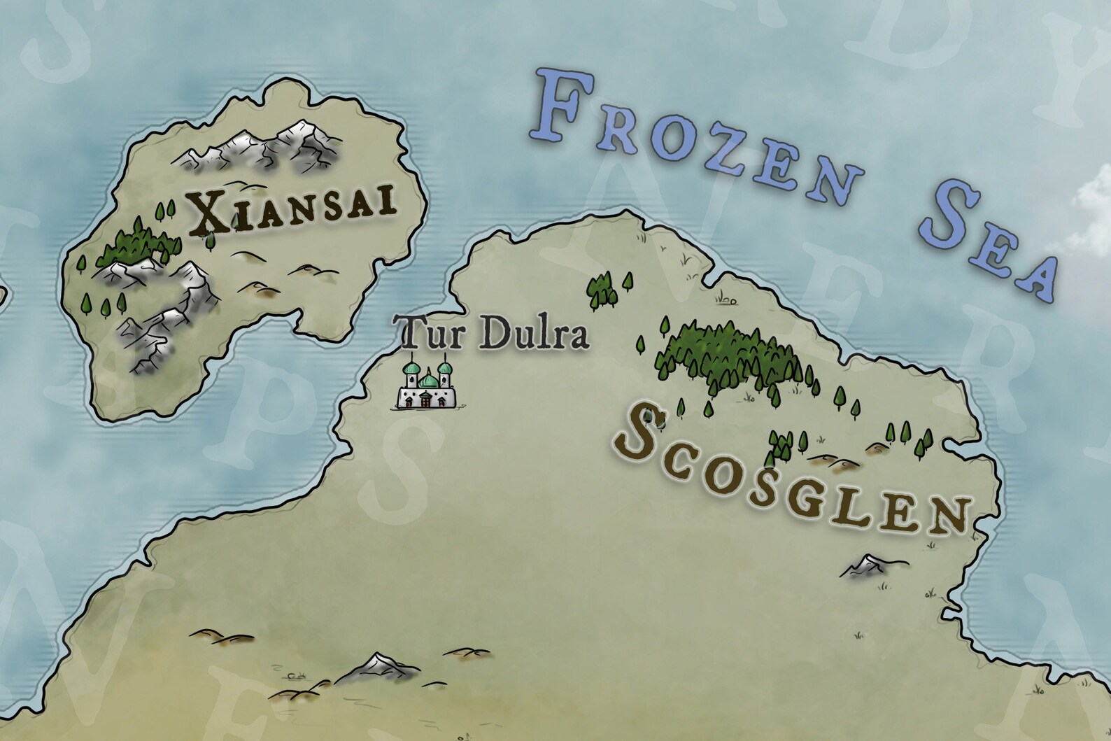 DIABLO 3 Map of SANCTUARY From Blizzard's Classic - Etsy