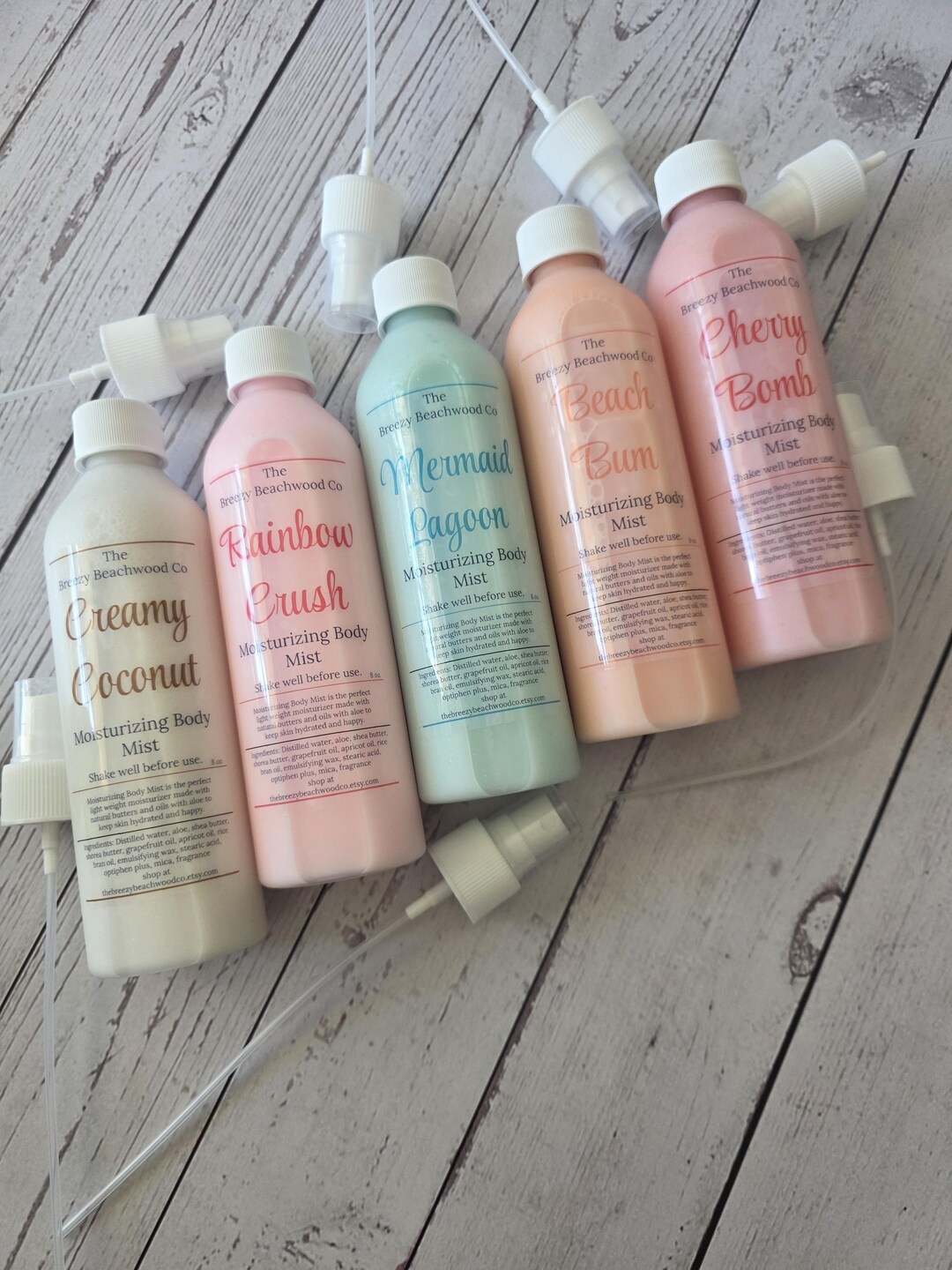 Moisturizing Body Mist: Aloe & Shea - Natural Body Spray - Etsy