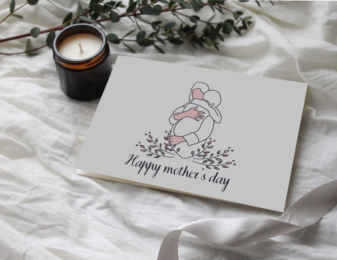 Mothers Day Foldable Card - Etsy