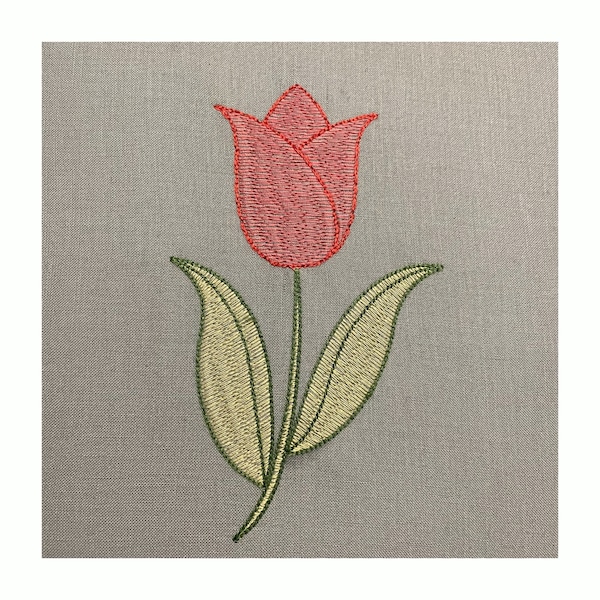 Tulip Embroidery - Etsy