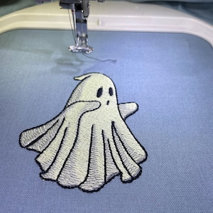 Ghost Embroidery Design, Halloween Machine Embroidery Designs, 3 Sizes ...