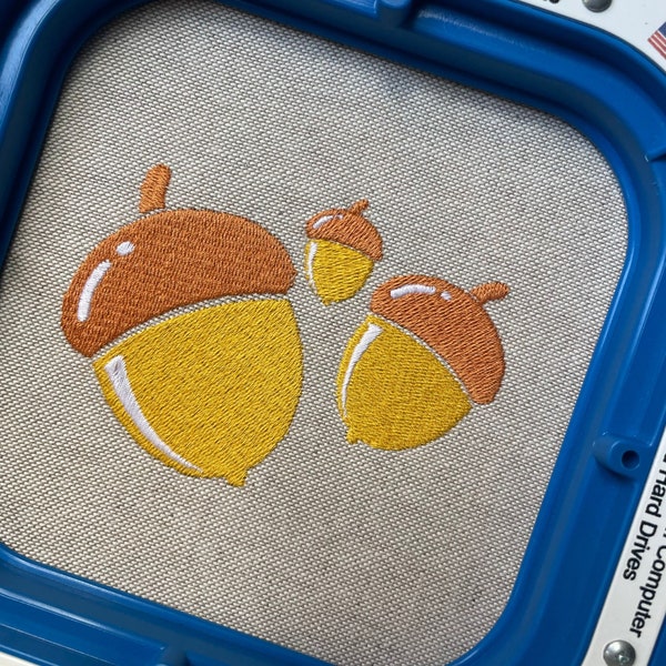 Acorn Embroidery - Etsy