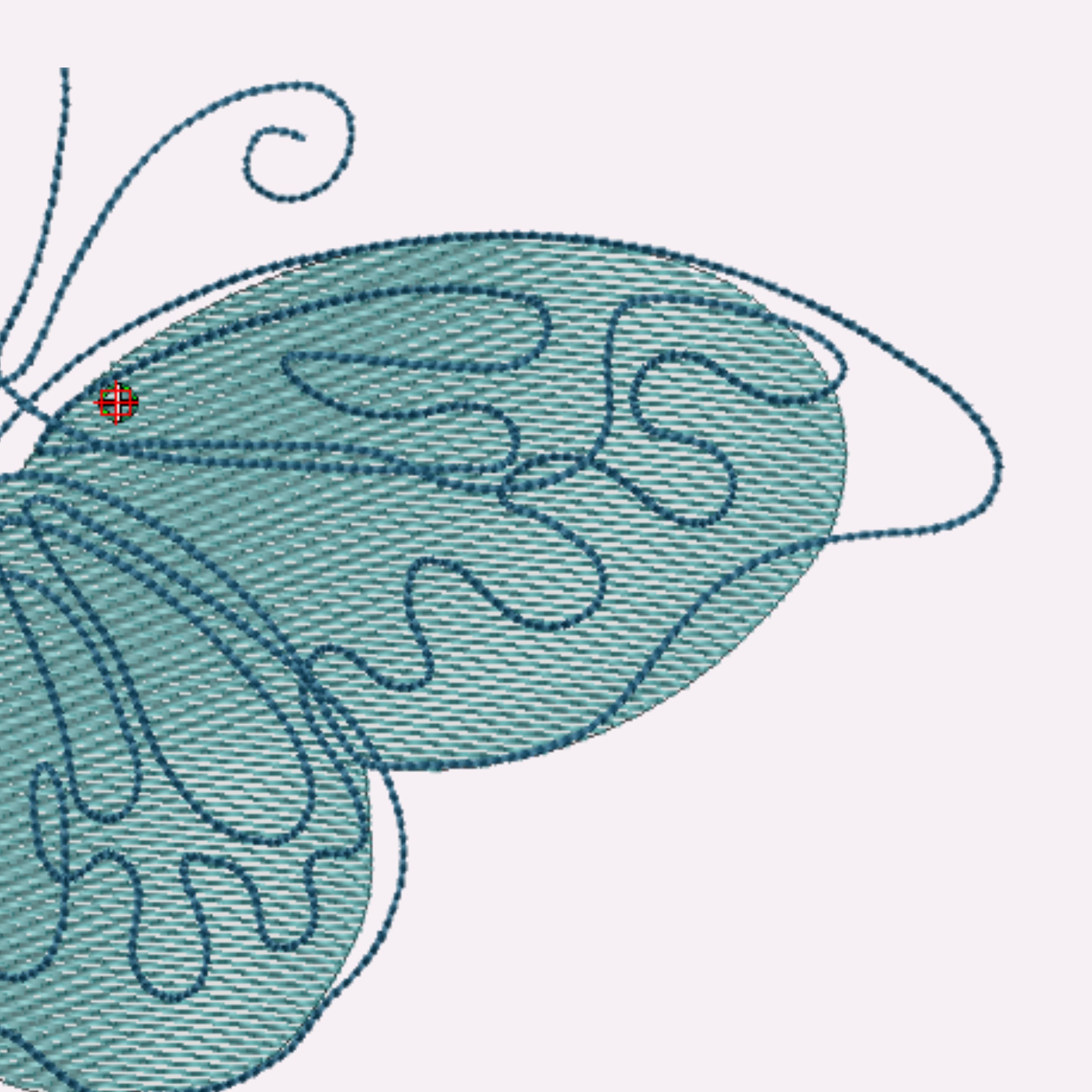 Butterfly Embroidery Design One Line Embroidery File 6 - Etsy