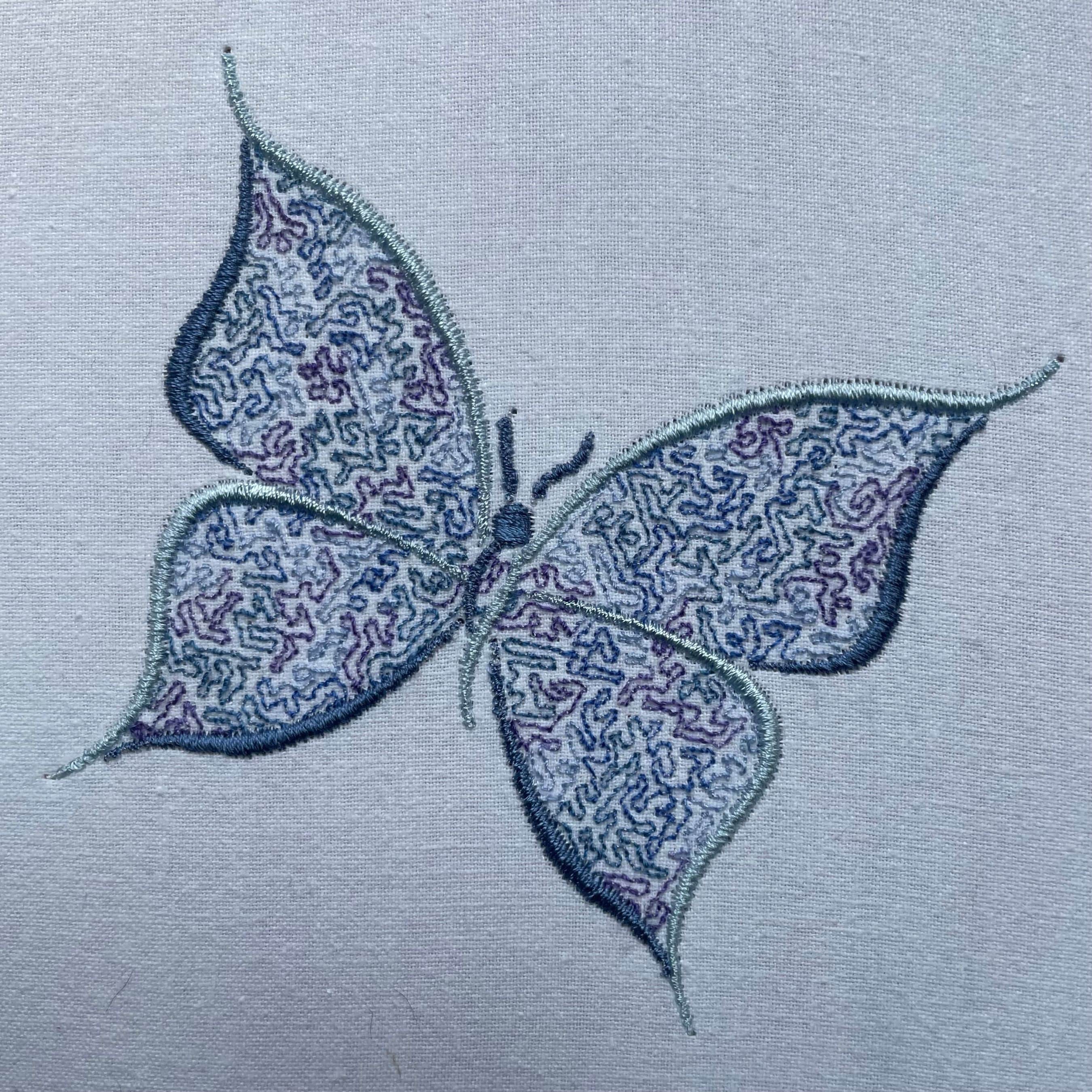 Butterfly Embroidery Design, 5 Sizes, Instant Download - Etsy