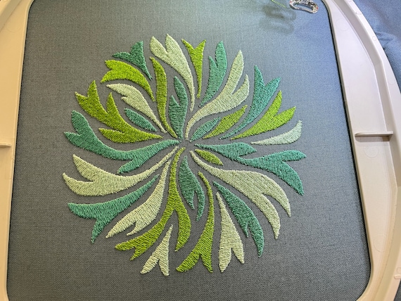 Mandala Embroidery Design Machine Embroidery Design | Etsy