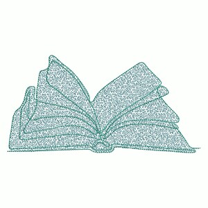 Book Embroidery Design | 4 Sizes | Instant Download | Machine ...