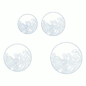 Wave Machine Embroidery Design, 4 Sizes, Instant Download - Etsy