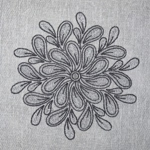 Mandala Machine Embroidery Design, 3 Sizes, Instant Download. - Etsy