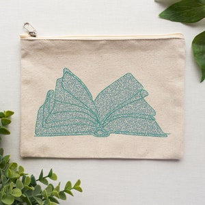 Book Embroidery Design | 4 Sizes | Instant Download | Machine ...