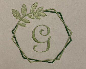 Embossed Machine Embroidery Monogram Alphabet 3 Size - Etsy