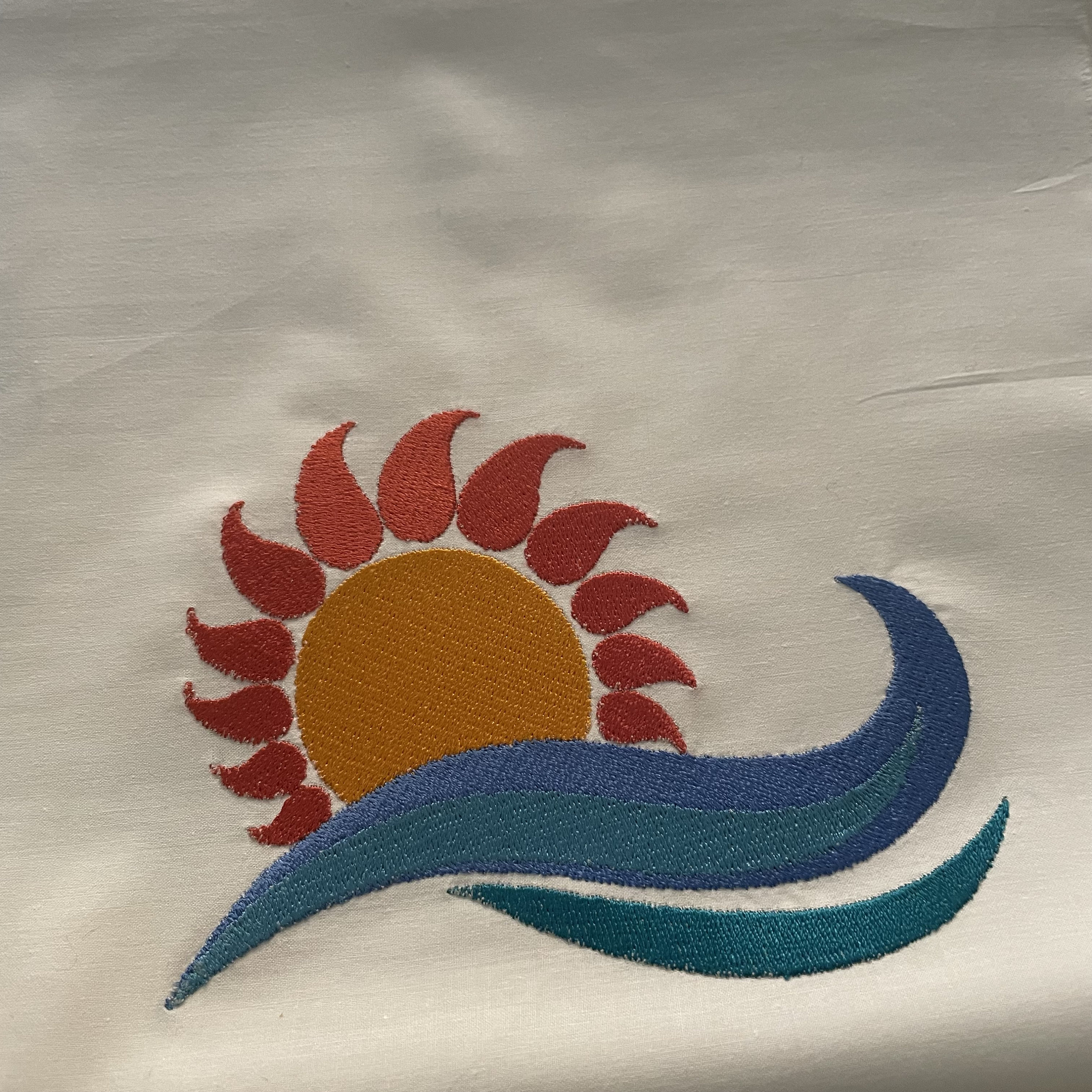 Sun Embroidery Design 7 Sizes Instant Download - Etsy