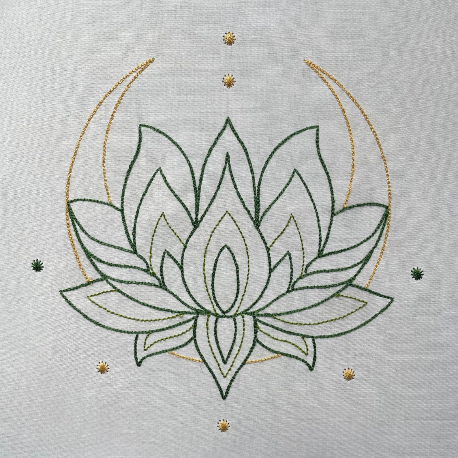 Lotus Flower Embroidery Design, 5 Sizes, Instant Download, Machine ...