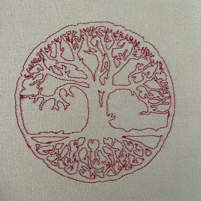 Tree of Life Embroidery Design, 5 Sizes, Instant Download - Etsy