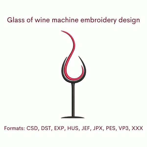 Wine Embroidery - Etsy