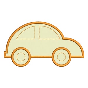 Car Applique Embroidery Design, Car Machine Embroidery Designs, 6 Sizes ...