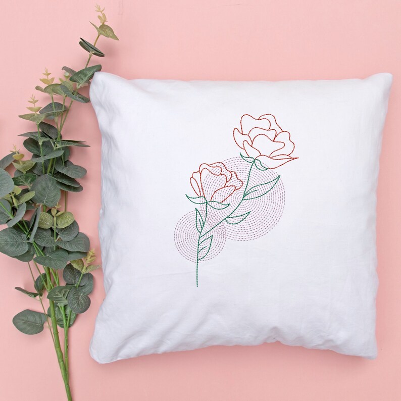 Rose Machine Embroidery Design. 4 Sizes. Instant Download. - Etsy