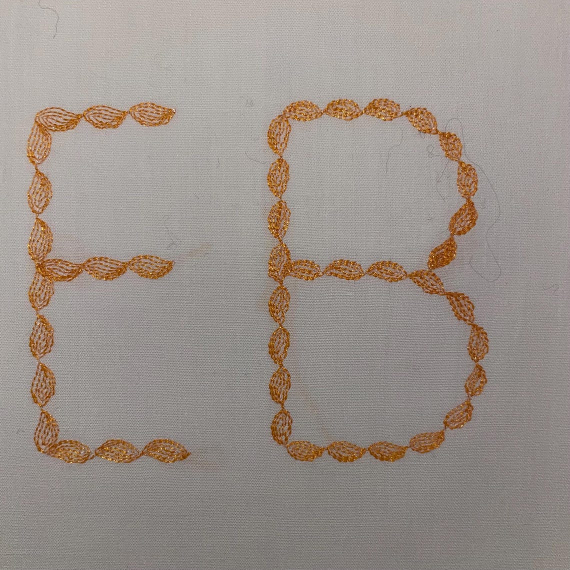 Machine Embroidery Alphabet Font: Uppercase Letters (5cm, 7cm) (instant ...