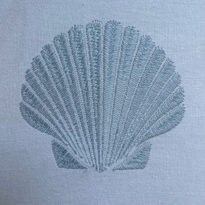 Sea Shell Embroidery Design, 3 Sizes, Instant Download, Machine ...