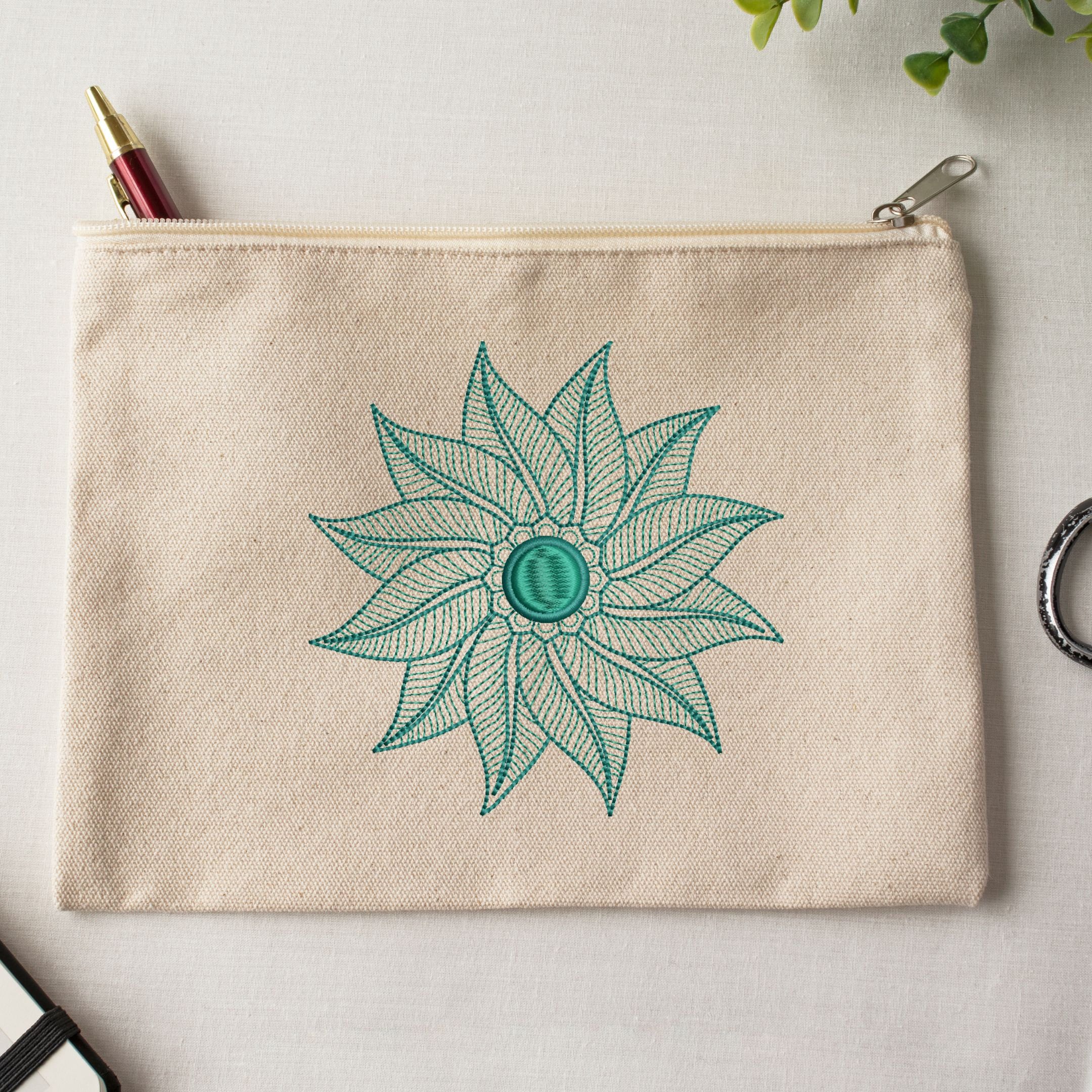 Mandala Machine Embroidery Design 4 Sizes Instant Download. - Etsy