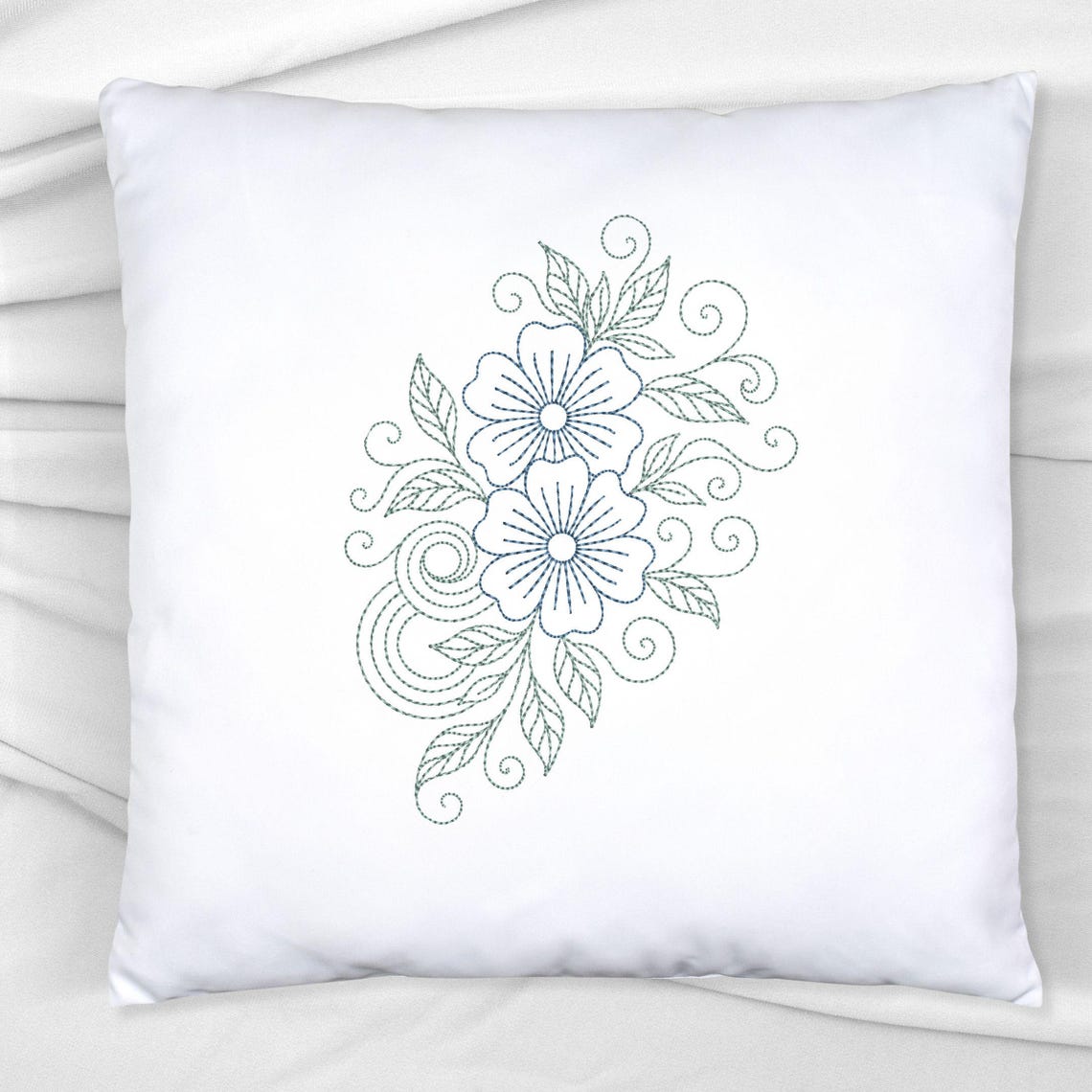 Floral Machine Embroidery Design-11 Sizes-instant Download-flower ...