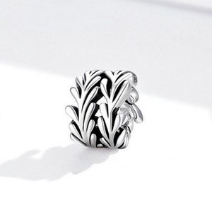 Tiny Seaweed Wrap Pandora Beads, 100% Sterling Silver Women Accessories ...