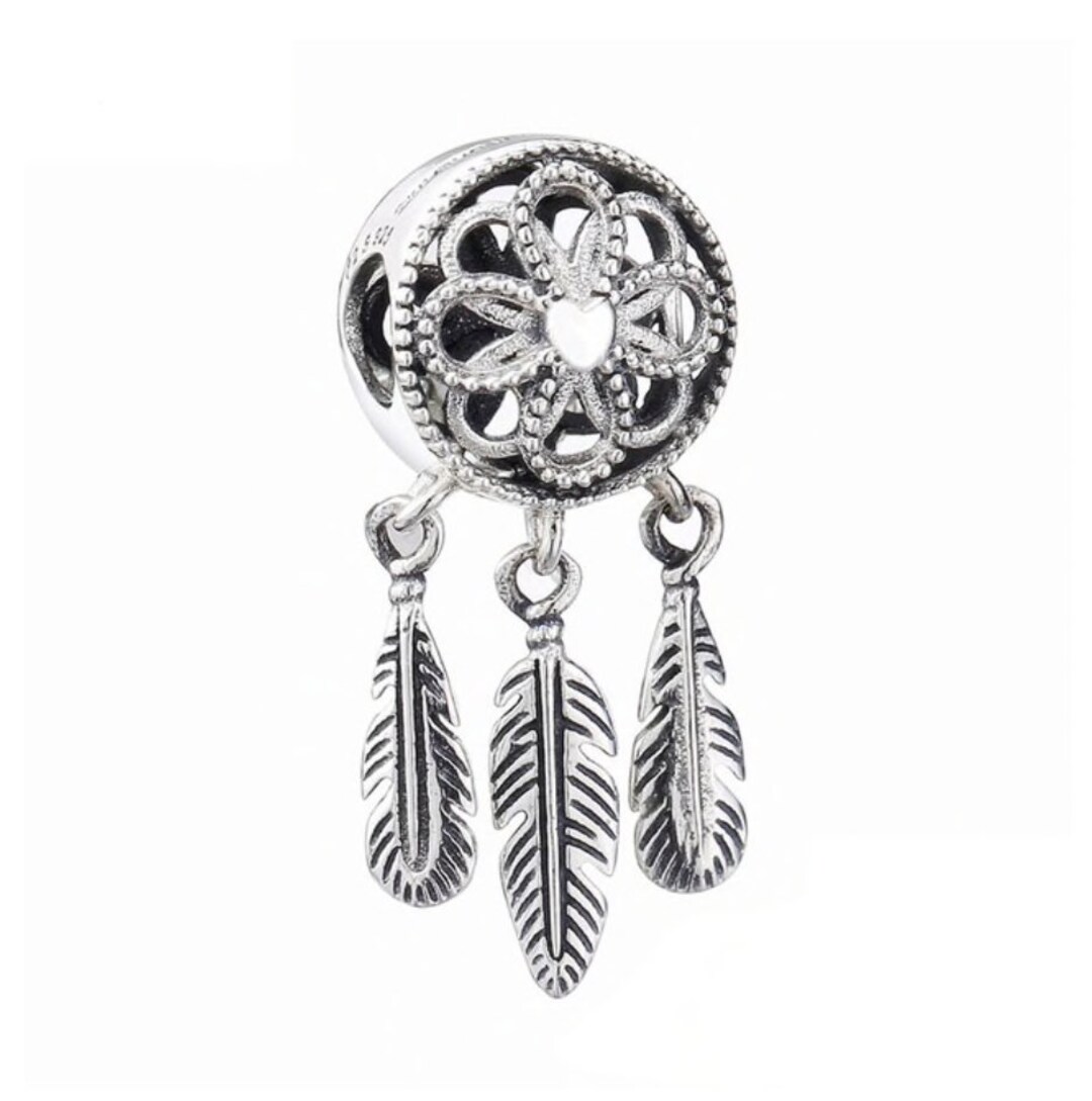 Dream Catcher Charm With Feathers, Wish Charm, Gift Charm, Charms for ...