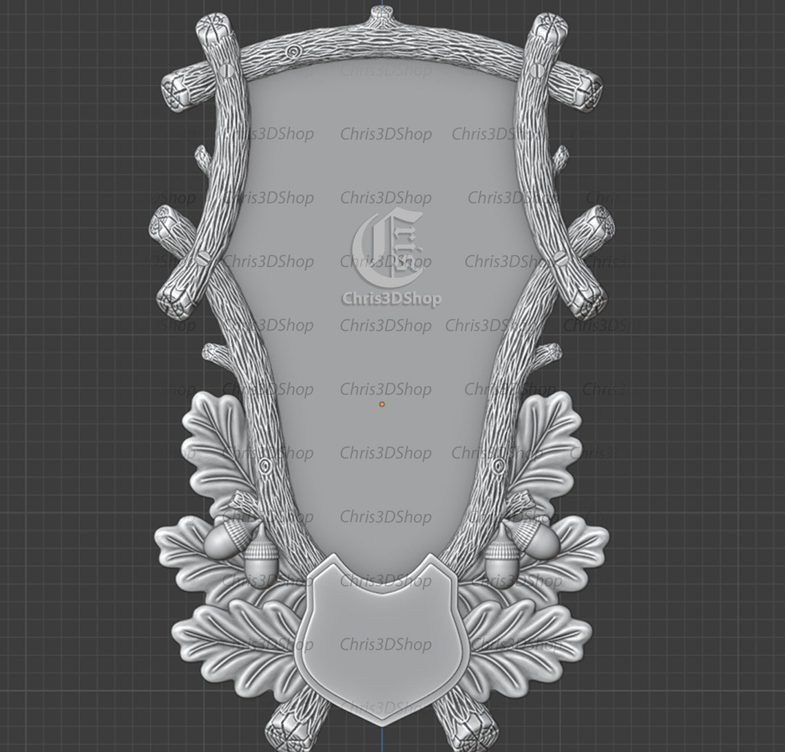 Trophy Mounting Plaque V2 3D STL Files for CNC - Etsy