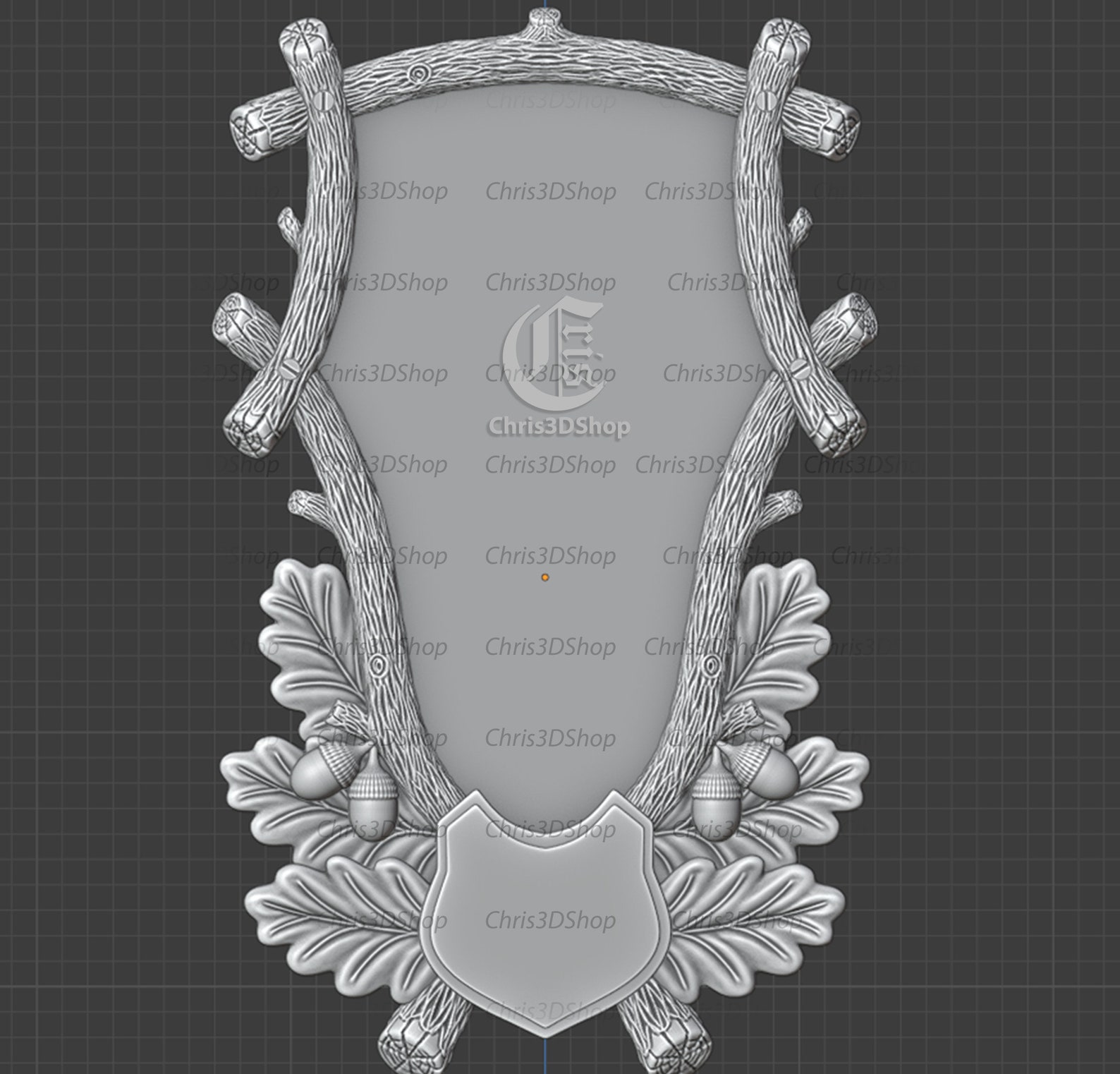 Trophy Mounting Plaque V2 3D STL Files for CNC - Etsy