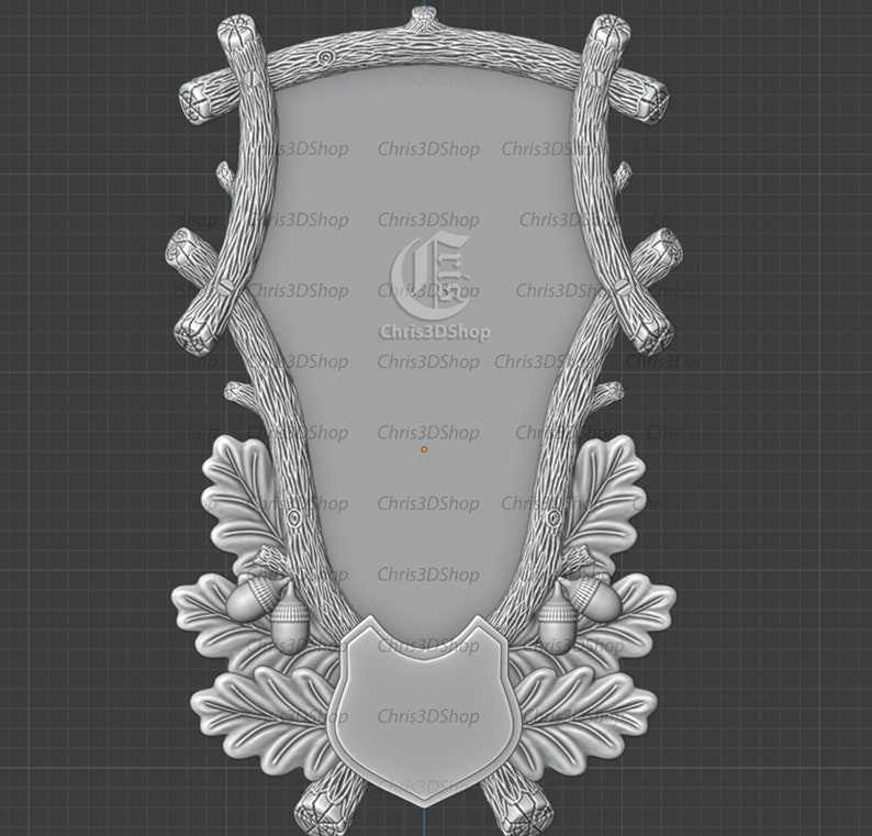 Trophy Mounting Plaque V2 3D STL Files for CNC - Etsy