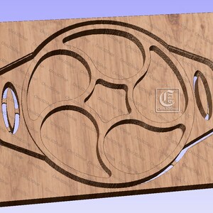 Serving Tray - 3D STL File and Vector Files - Dxf, Svg, Eps, Pdf, Ai ...