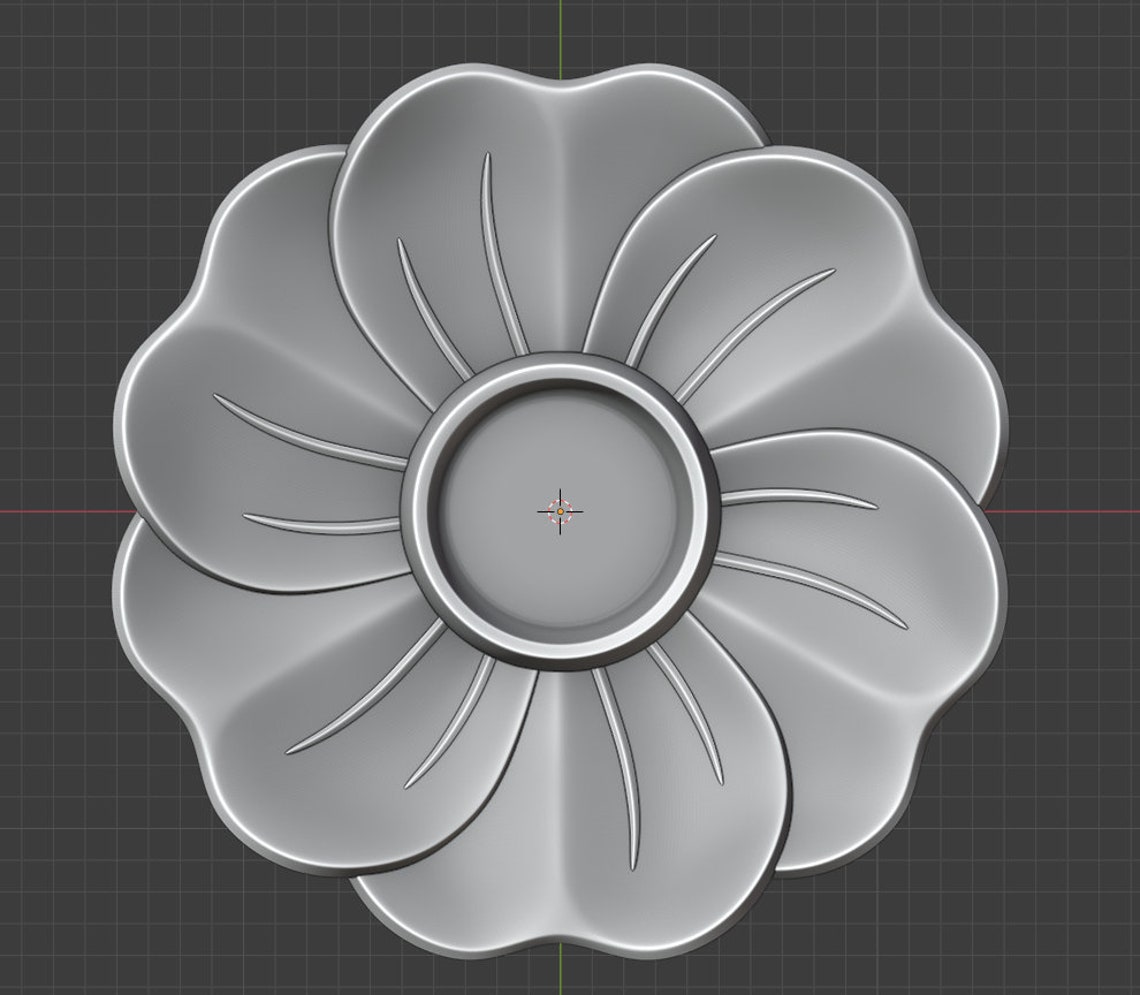 Plateau en forme de fleur V2 Fichiers STL 3D pour imprimante | Etsy