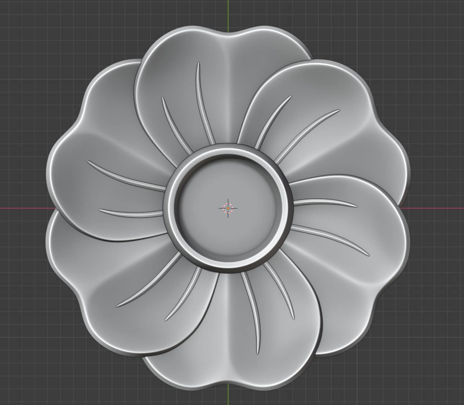 Flower Shaped Tray V2 3D STL Files For CNC and 3D Printer | Etsy