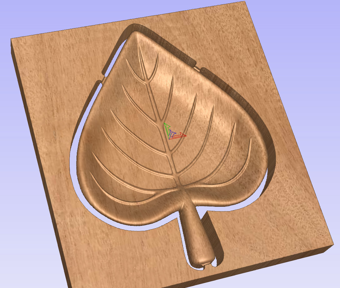 Leaf Shaped Tray 3D STL Files for CNC and 3D Printer | Etsy