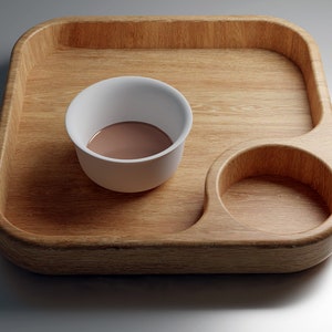 Square Shaped Tray 3D STL file and vector files Dxf Svg | Etsy