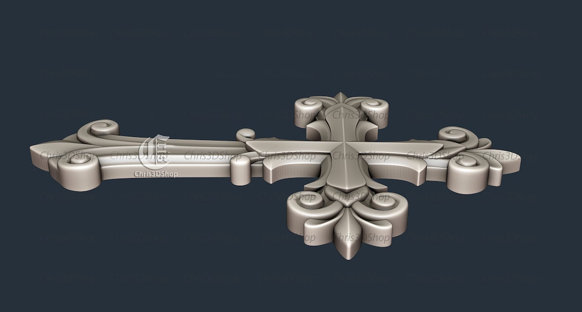 Cross 3 3D STL File for CNC and 3D Printer. - Etsy