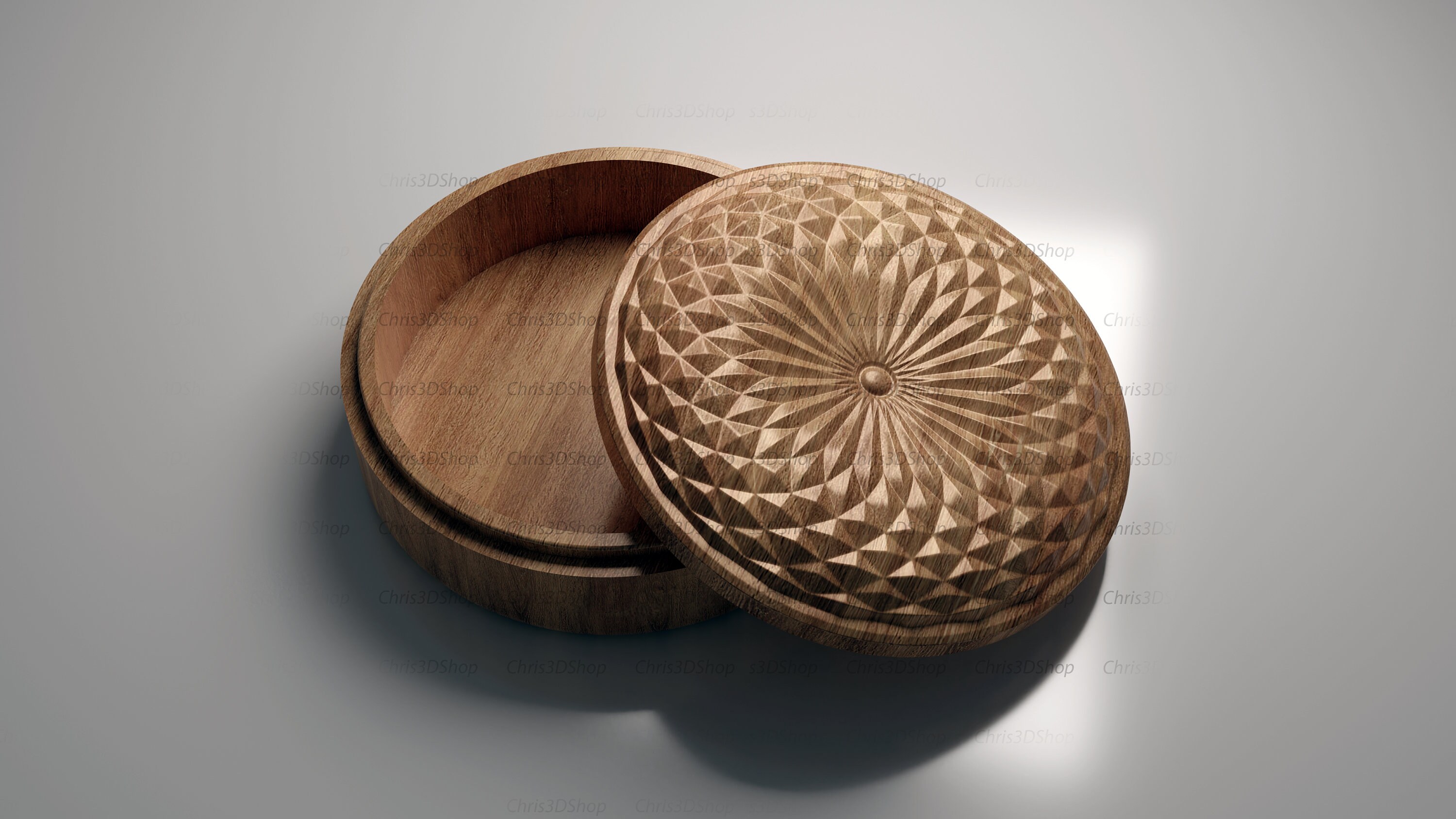 Round Jewelry Box V3 Files for CNC and 3D Printer - Etsy