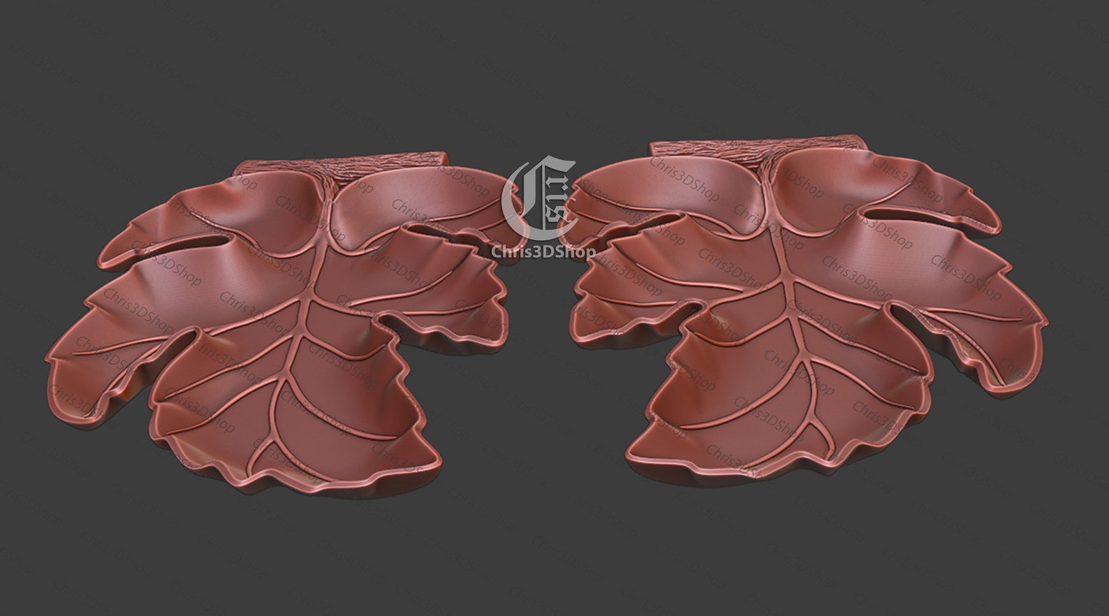 Leaf Tray - 3D STL Model for CNC Router and 3D Printers - Etsy