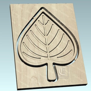 Leaf Tray - Digital Files for CNC Router (svg, Dxf, Eps, Ai, Pdf) - Etsy
