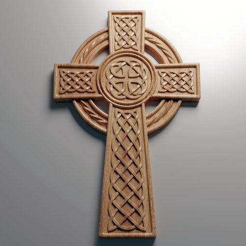 Celtic Cross 3D STL Files for CNC and 3D Printer. - Etsy India