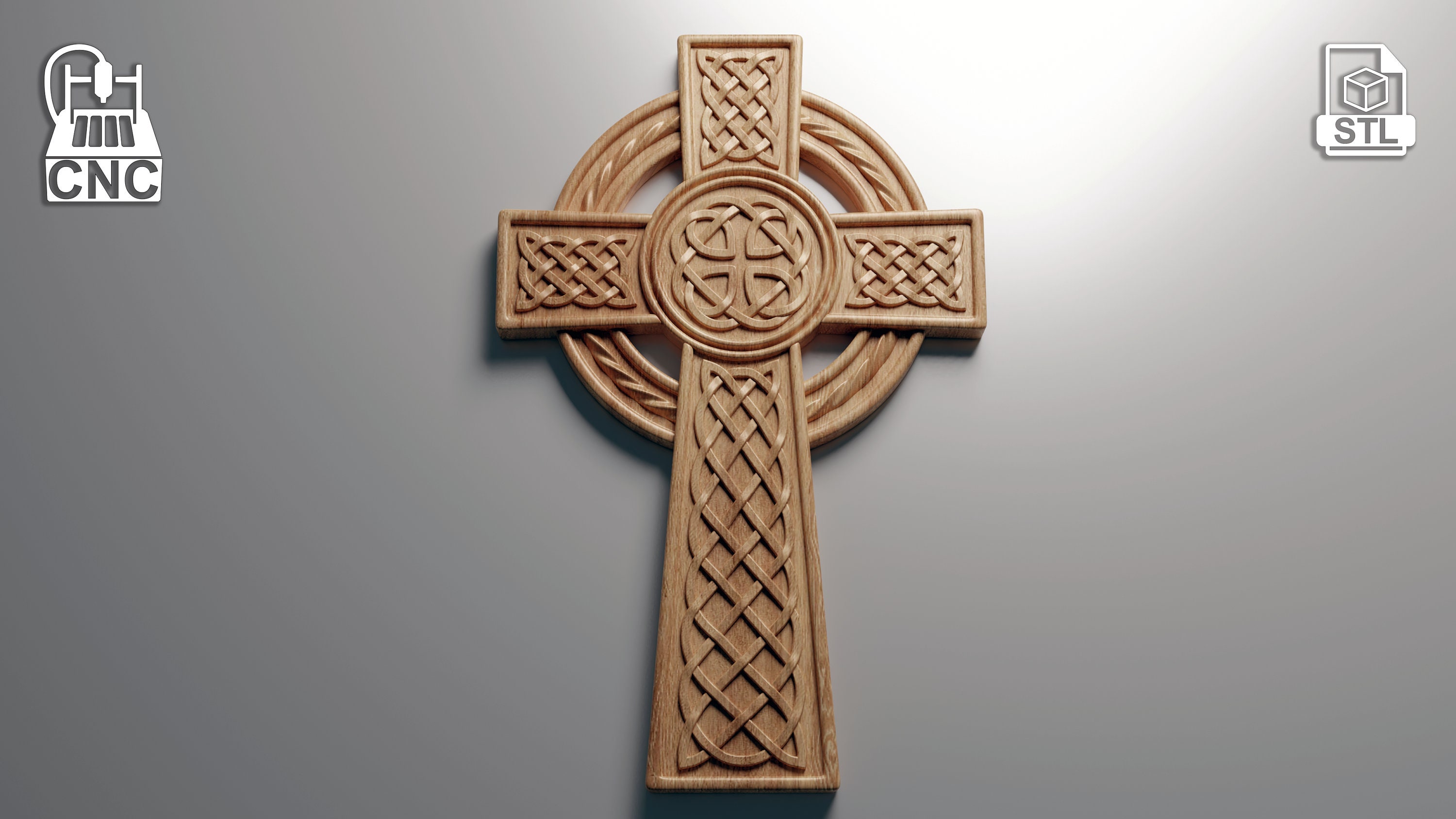 Celtic Cross 3D STL Files for CNC and 3D Printer. | Etsy Ireland