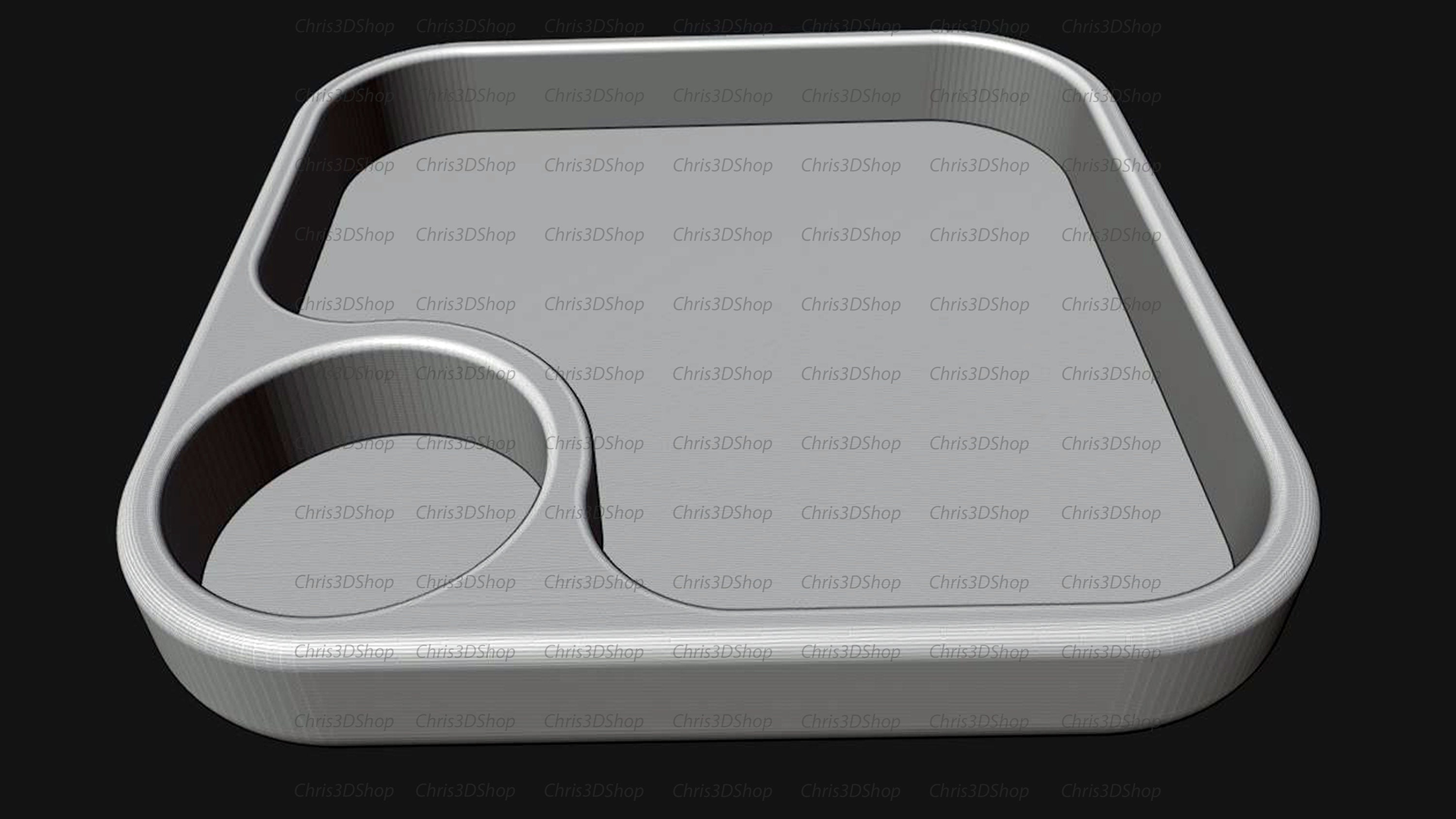 Square Shaped Tray 3D STL File and Vector Files Dxf Svg | Etsy Canada