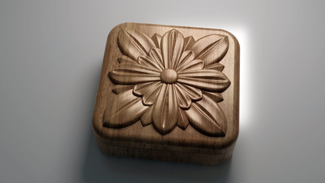 Square Jewelry Box Files for CNC and 3D Printer | Etsy