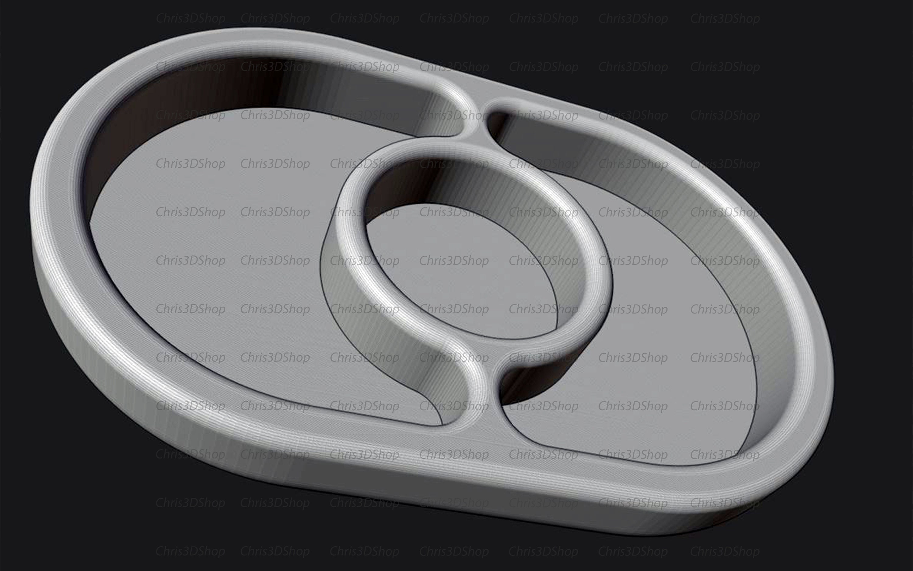 Oval Shaped Tray 3D STL File and Vector Files Dxf Svg | Etsy Canada